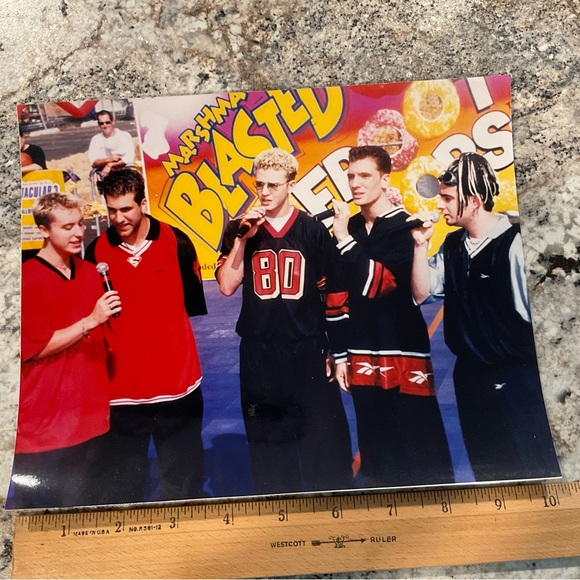 NSYNC | Other | Nsync 8x Glossy Photo 90s Vintage From Old Music Store ...